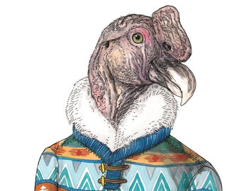 Condor Nazca Line Book Art Dictionary Condor Print Tribal - Etsy