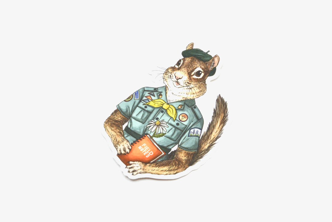 Chipmunk - Explorer - Vinyl Decal - Sticker - Etsy