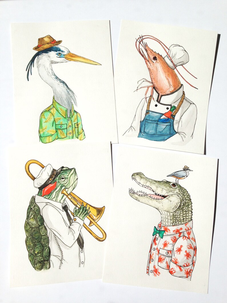 Custom Mixed Media Pet Portrait or Animal Illustration | Etsy