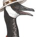 Canada Goose - Canadian Mountie - Archival Print - Etsy