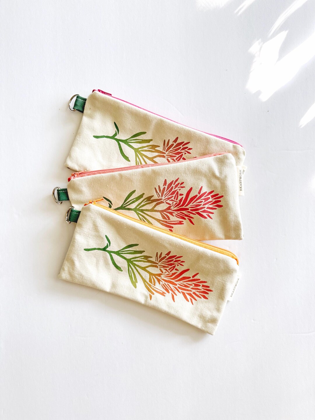 Indian Paintbrush - Gradient Screen Printing - Colors Vary - Handmade ...