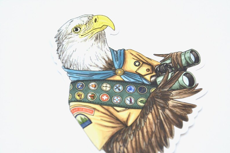 Bald Eagle - Explorer - Vinyl Decal - Sticker - Etsy