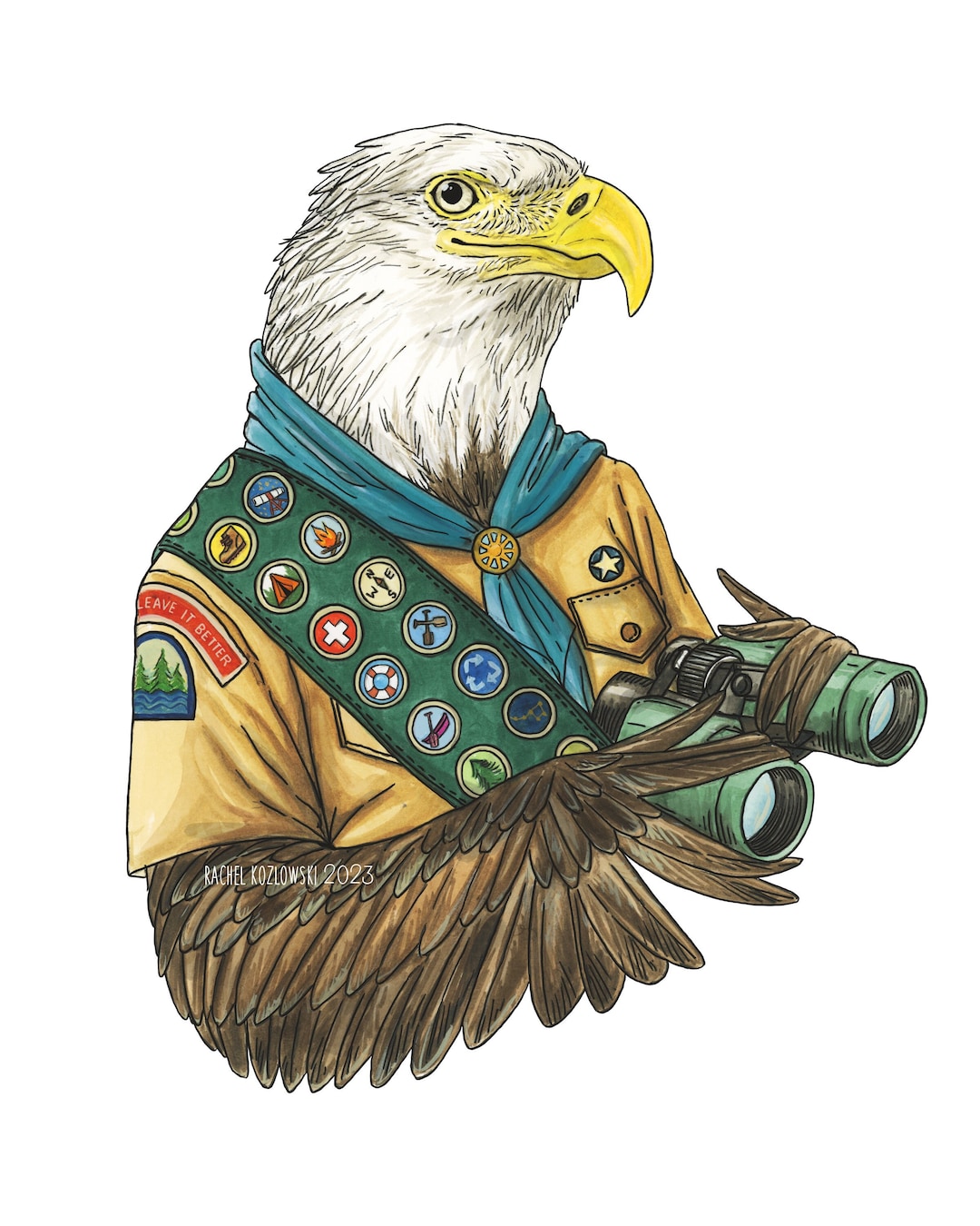 Bald Eagle - Explorer - Archival Print - Etsy