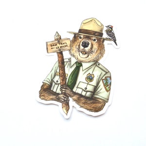 Beaver - Ranger Chuck - Vinyl Decal - Sticker - Etsy