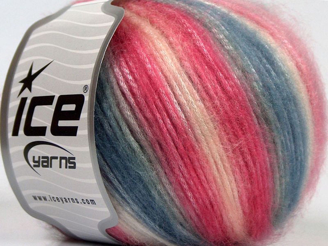 Ice Yarn Picasso, Regenbogen Wolle, Wolle zum Stricken, SVG Wolle ...