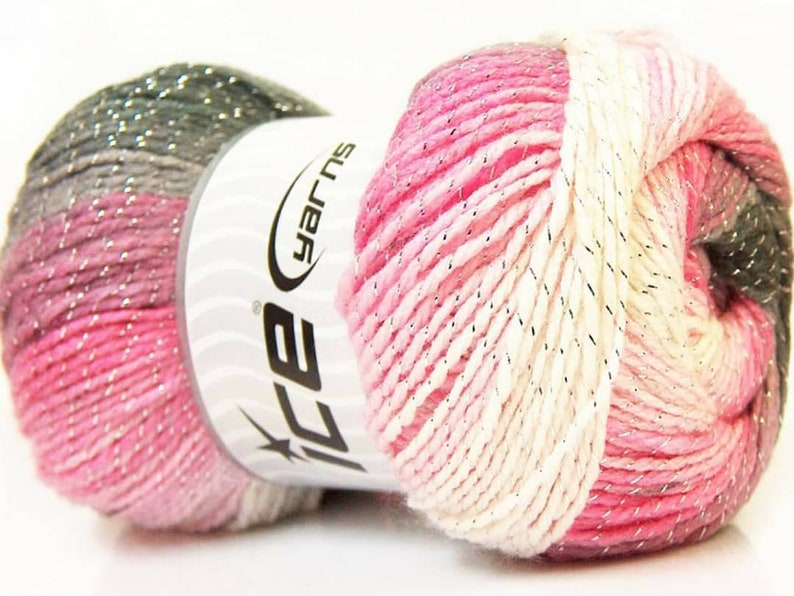 Ice Yarns Magic Glitz, Farbverlauf, türkische Wolle, Polyacryl, zum ...