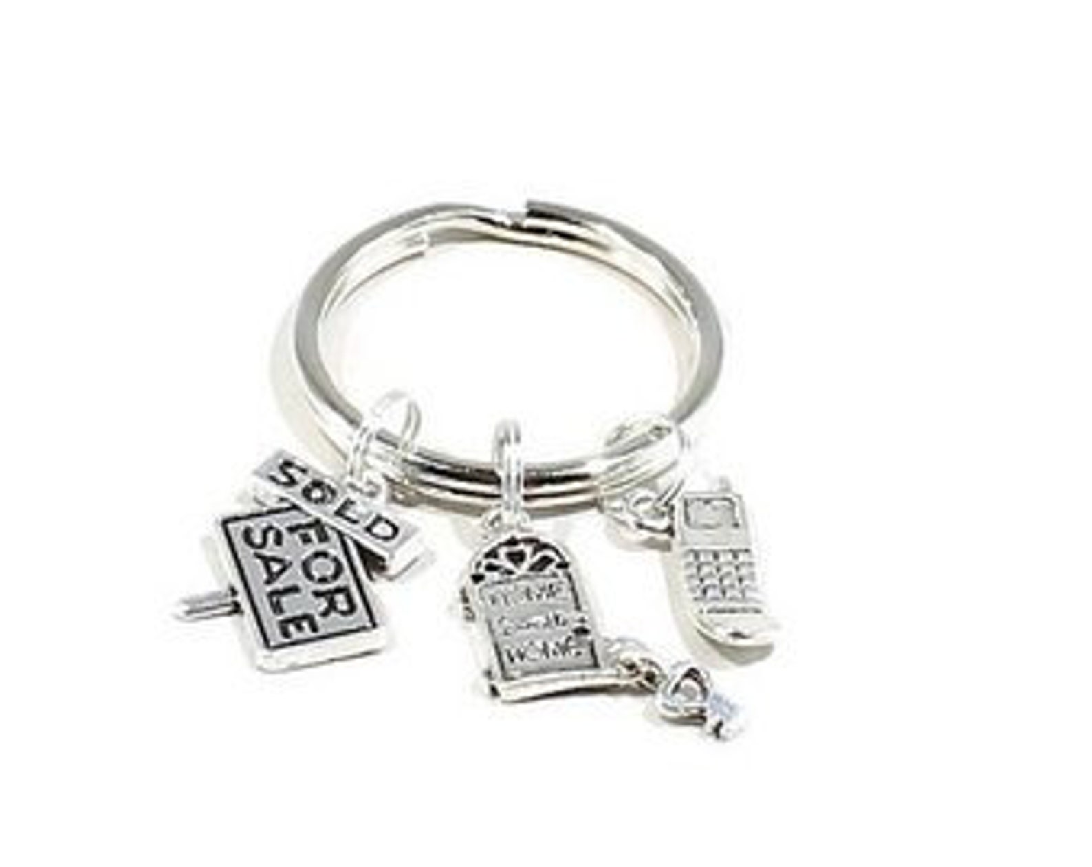 Realtor Bracelet Realtor Charm Bracelet Real Estate Agent Charm ...