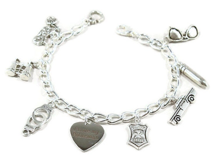 Police Officer Police Charms Gun Handcuffs Police - Etsy