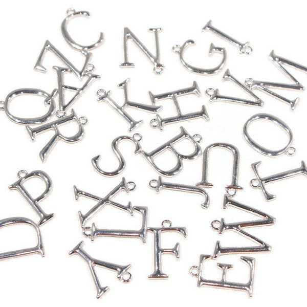 Initial Charm - Etsy