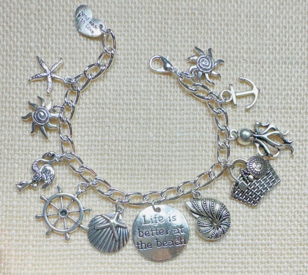 Beach Life - Beach Bracelet - Beach Jewelry - Love the Beach Gift ...
