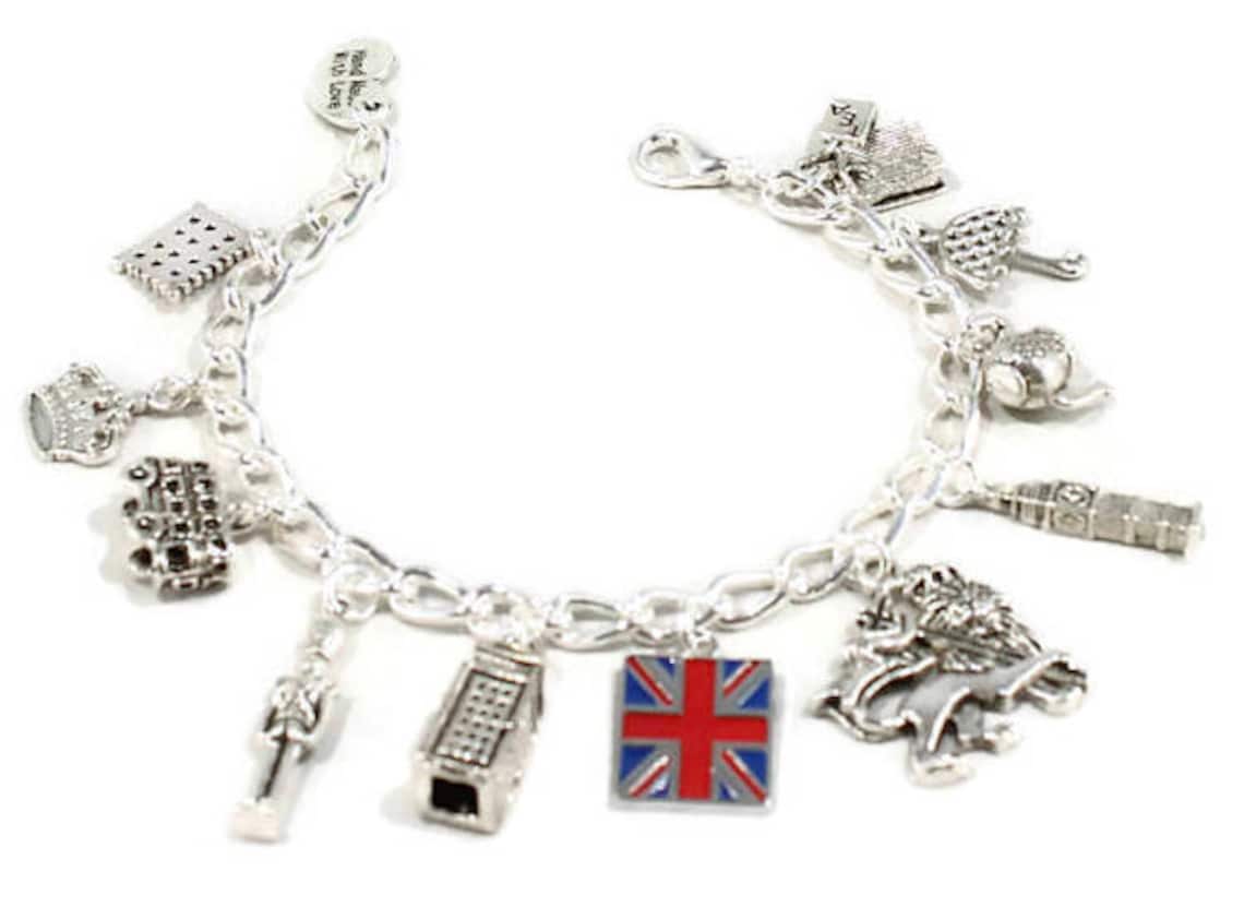 London Bracelet England Bracelet Love London Gift | Etsy