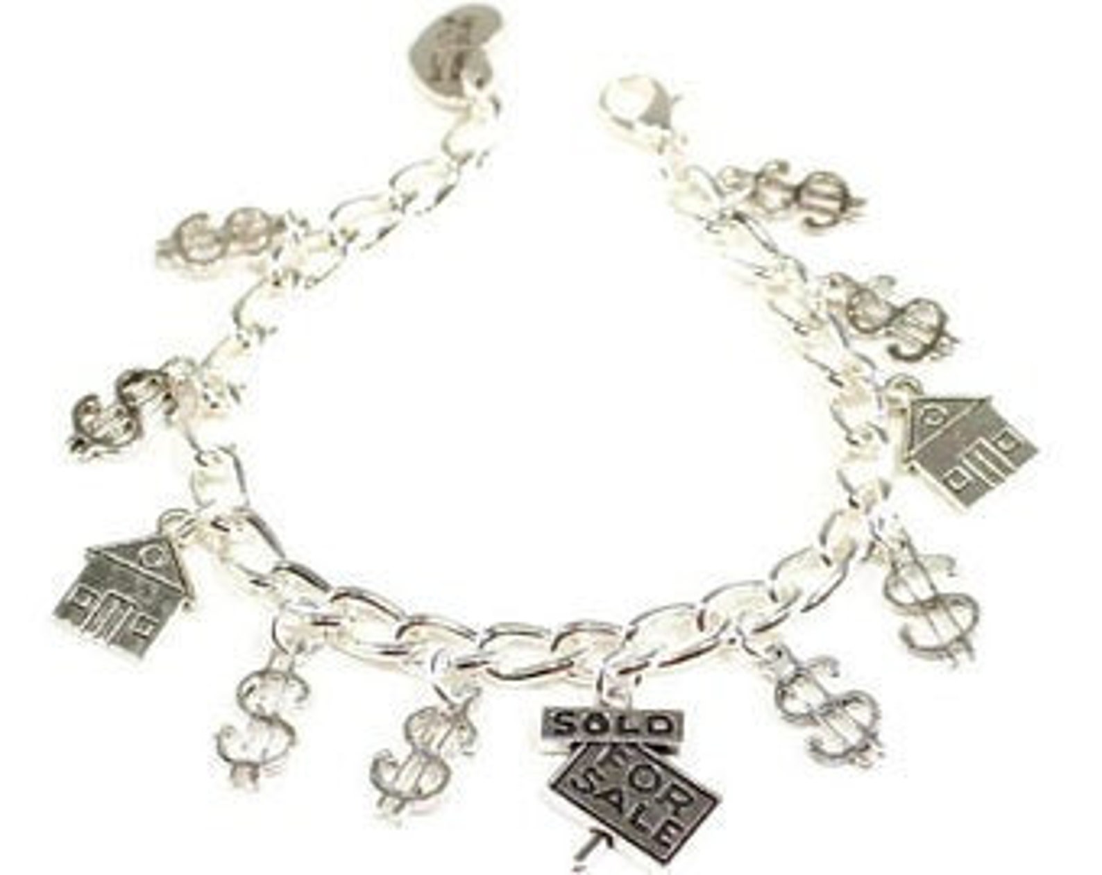 Realtor Bracelet Realtor Charm Bracelet Real Estate Agent Charm ...