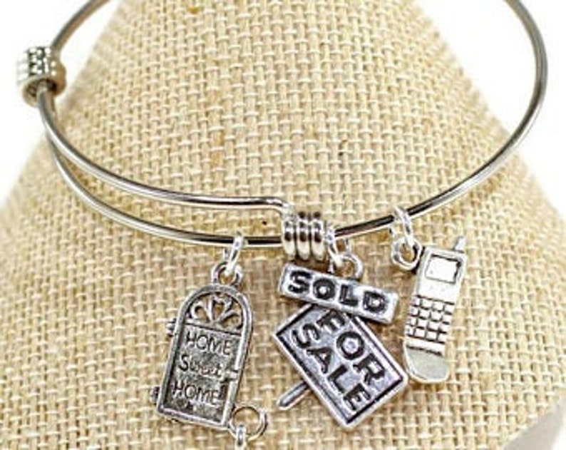 Realtor Bracelet Realtor Charm Bracelet Real Estate Agent - Etsy