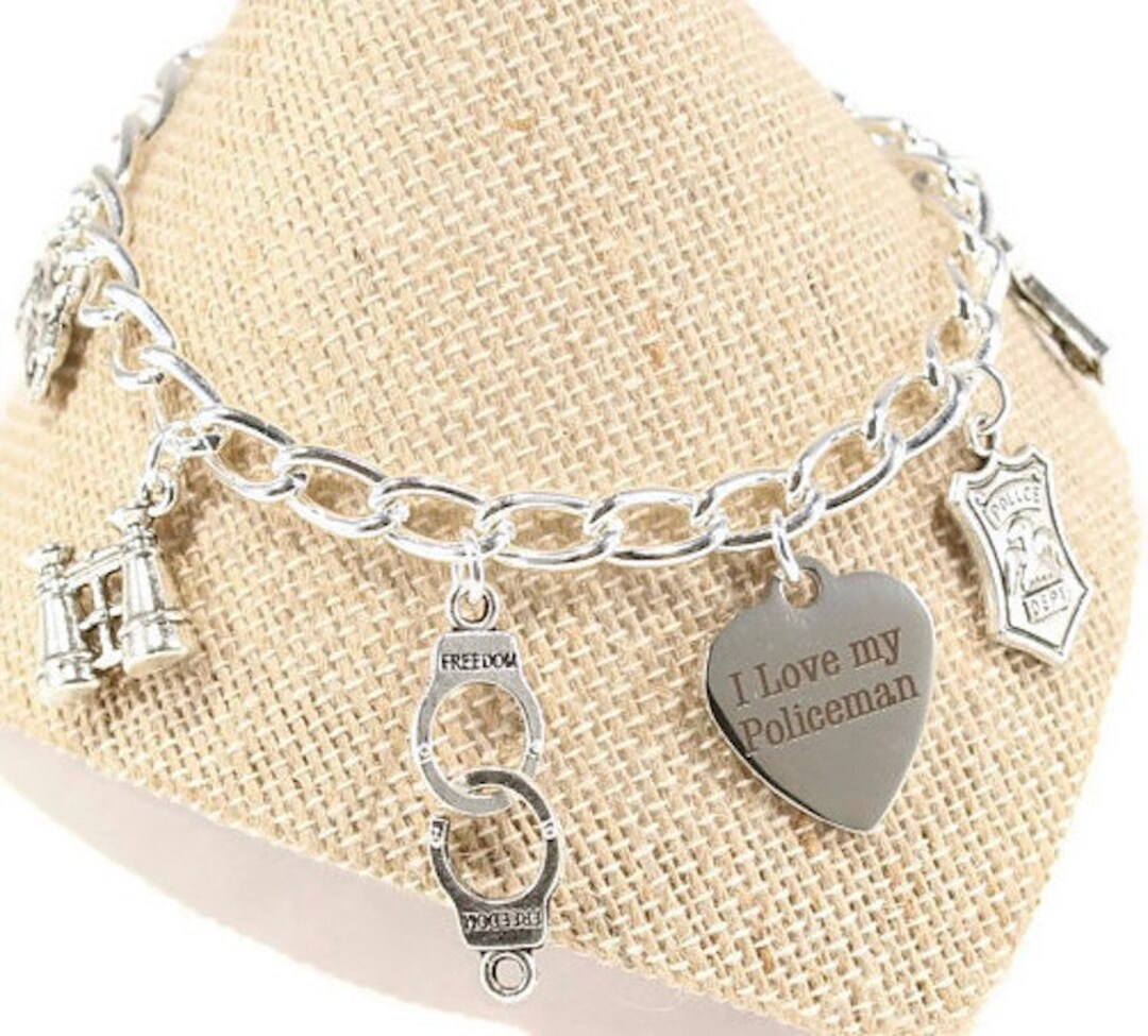 Police Officer Police Charms Gun Handcuffs Police - Etsy