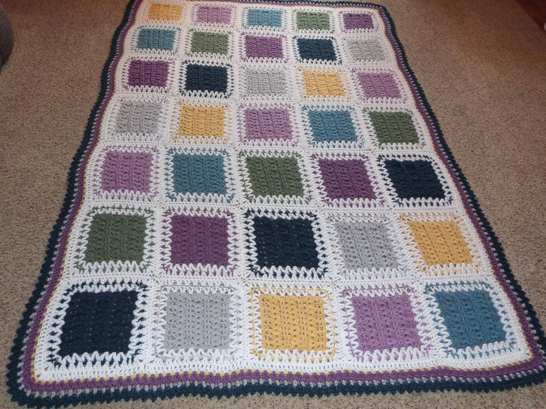 Shell Garden Afghan/shells/crochet Afghan/picot/crochet - Etsy