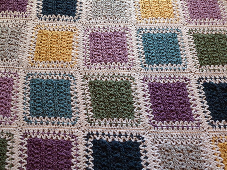 Shell Garden Afghan/shells/crochet Afghan/picot/crochet - Etsy