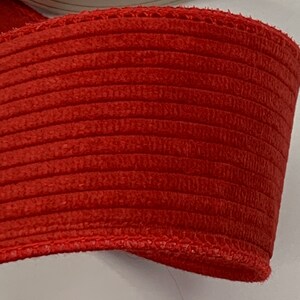 2.5 Red Cotton Corduroy Ribbon Wired Edges D Stevens 5 Yard Roll - Etsy