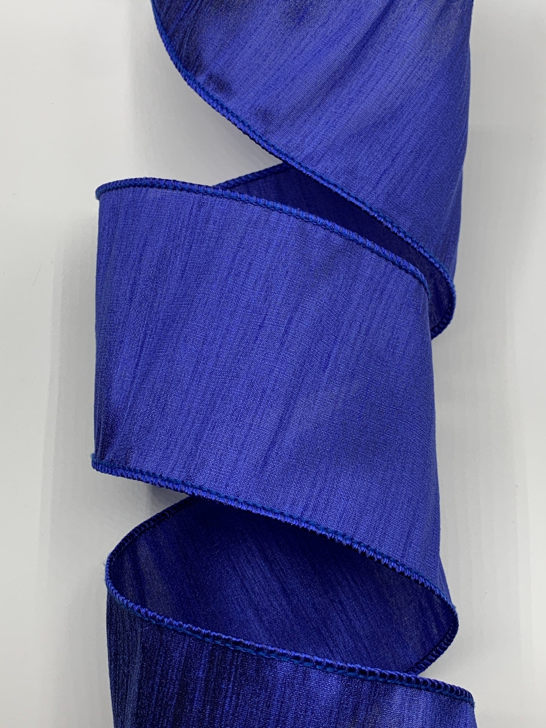 4" Electric Blue Ribbon ~ Wired Edges ~ Offray ~ Taj ~ 10 Yard Roll - Etsy