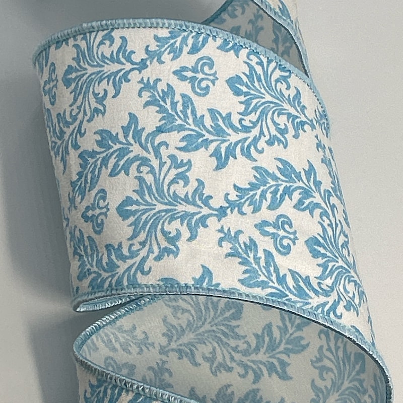 Blue White Ribbon - Etsy