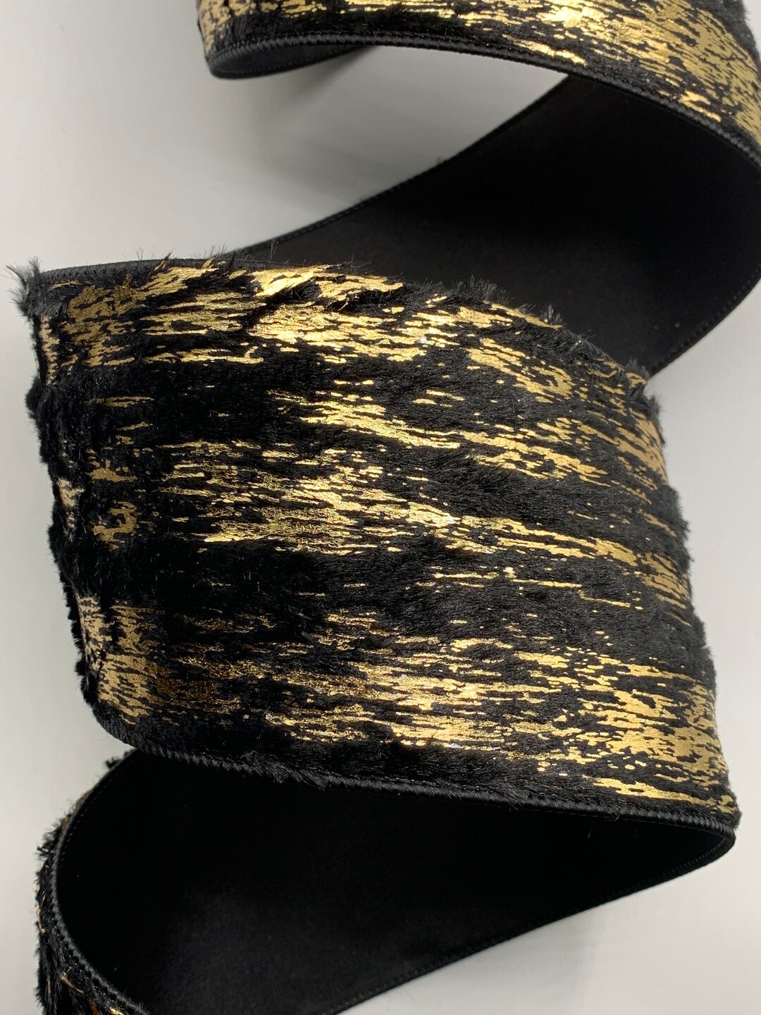 2.5 or 4 Black or Ivory Ribbon Birch Bark Look - Etsy