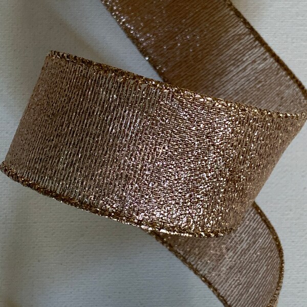 Rose Gold Ribbon - Etsy