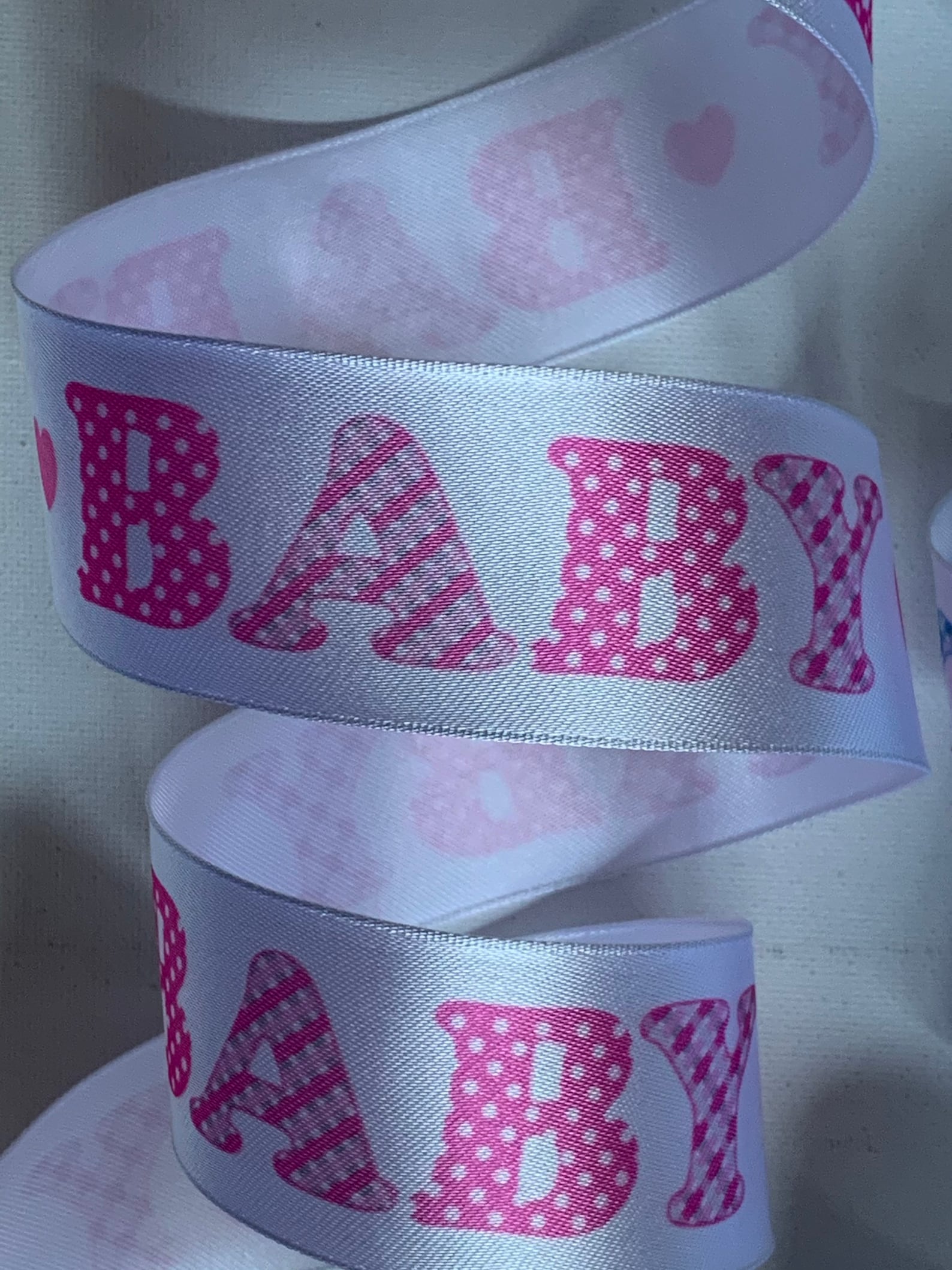 1.5 Baby Ribbon Baby Girl Baby Boy Pink Blue - Etsy