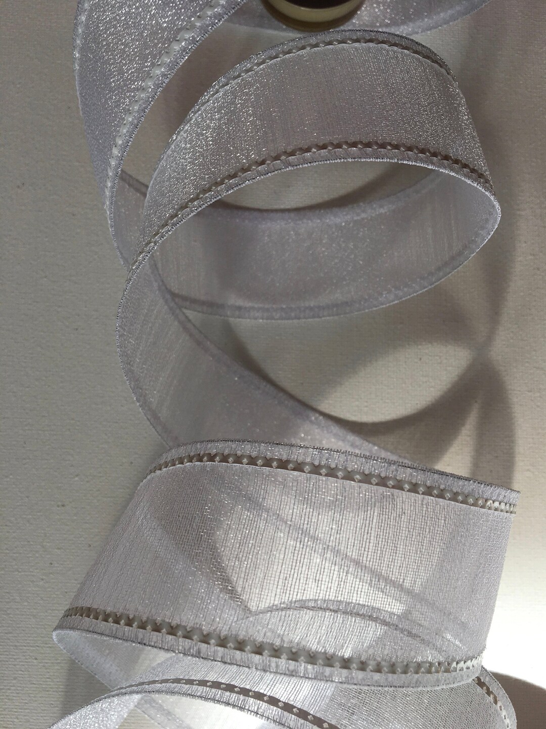 1.5 Sheer White Ribbon 10 Yards Cut - Etsy