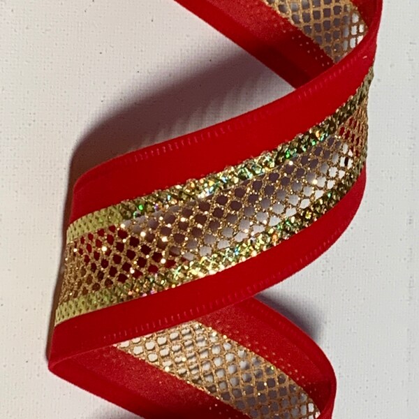 Gold Edge Ribbon - Etsy