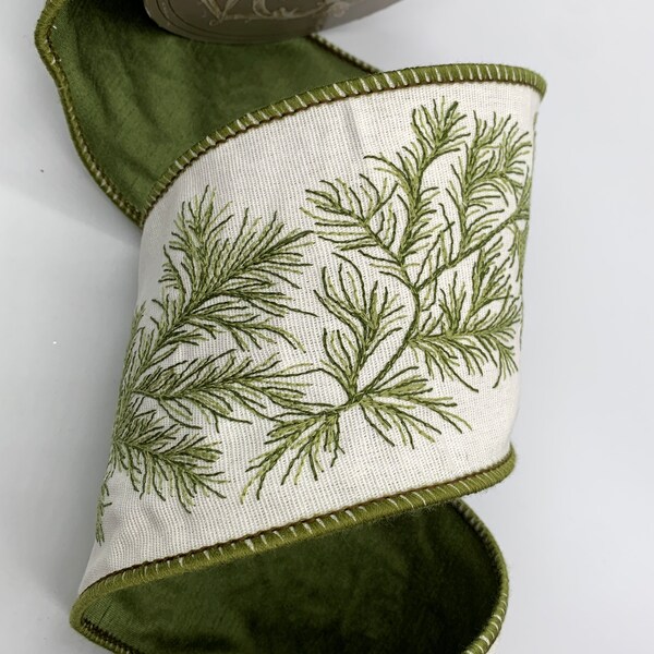 Embroidered Ribbon - Etsy