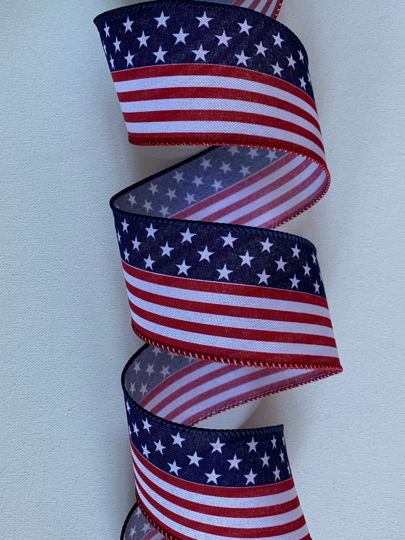 2.5 USA Continuous Flag Ribbon American Flag Ribbon - Etsy