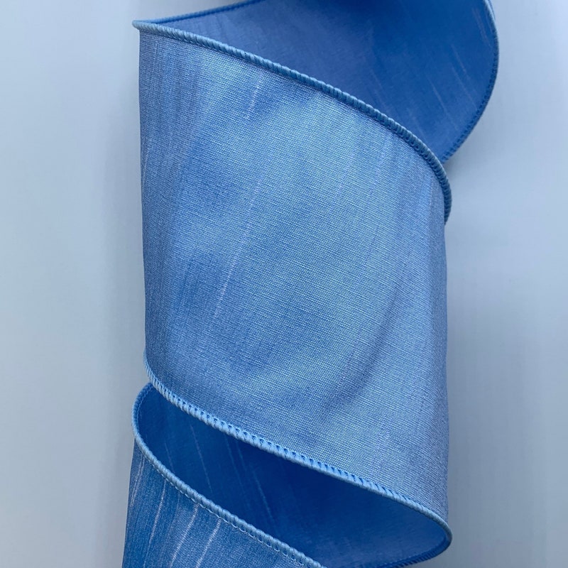 Blue Silk Ribbon - Etsy