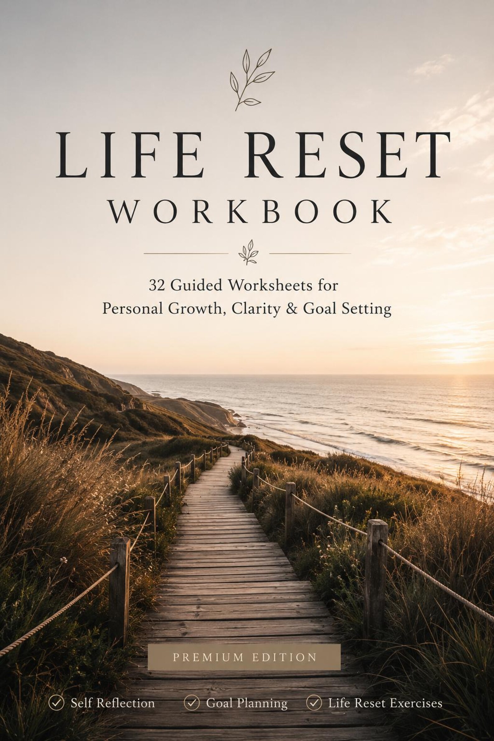 Life Reset Workbook/ Personal Growth Journal/ Self Reflection Workbook ...