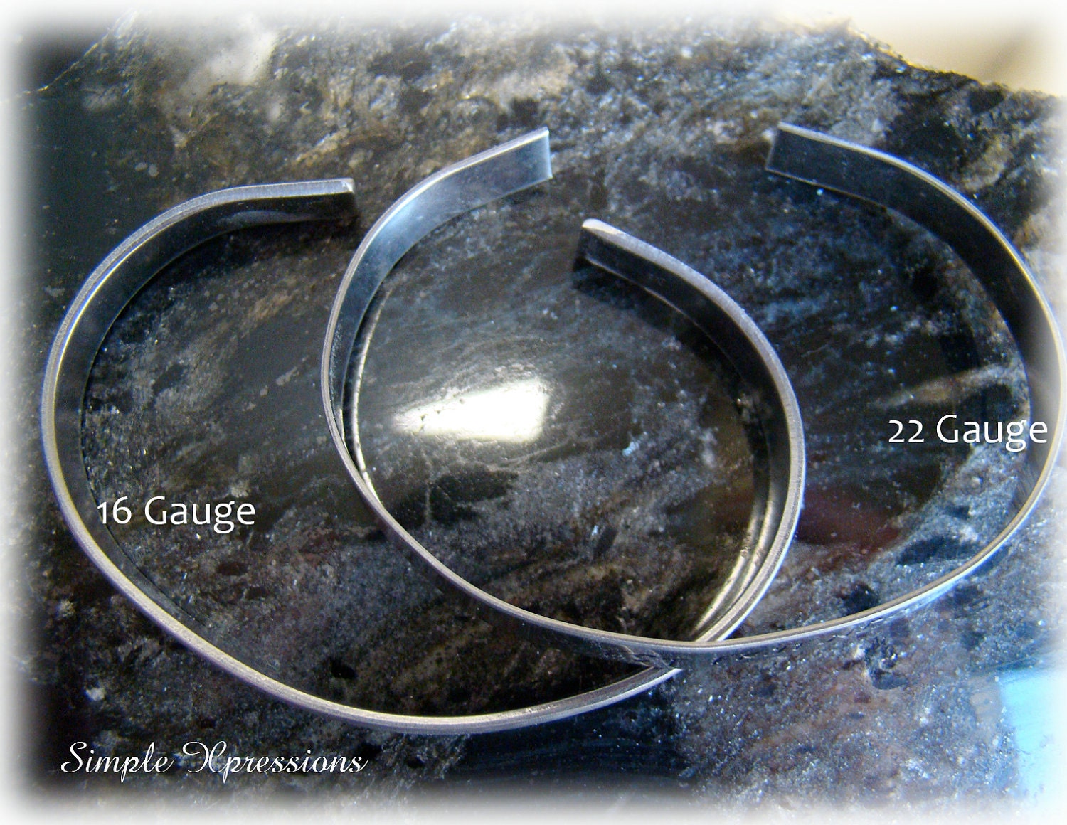 Personalized 16g Stainless Steel Cuff Bracelet With Names - Etsy