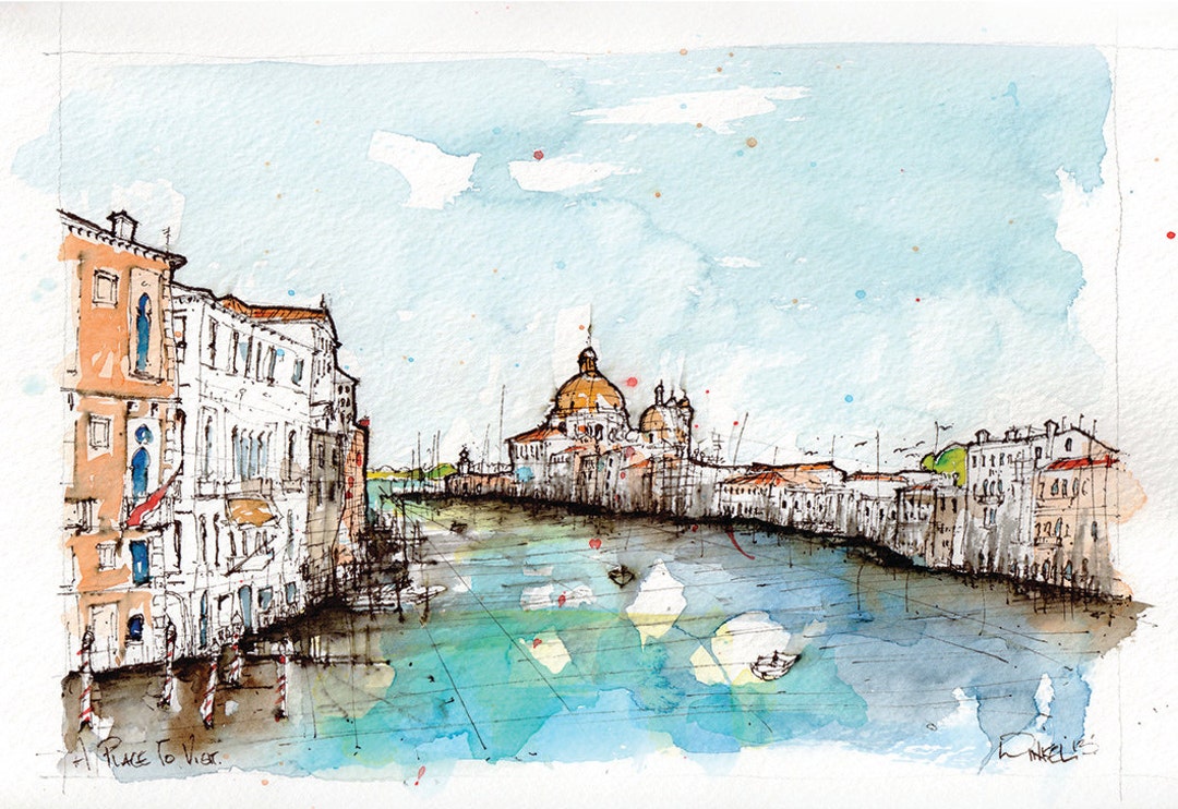 A Place to Visit - 11 X 14 Print - Venice, Italy - Disappearing City - Etsy
