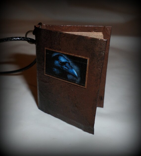Edgar Allan Poe the Raven Entire Poem Book Pendant Necklace | Etsy