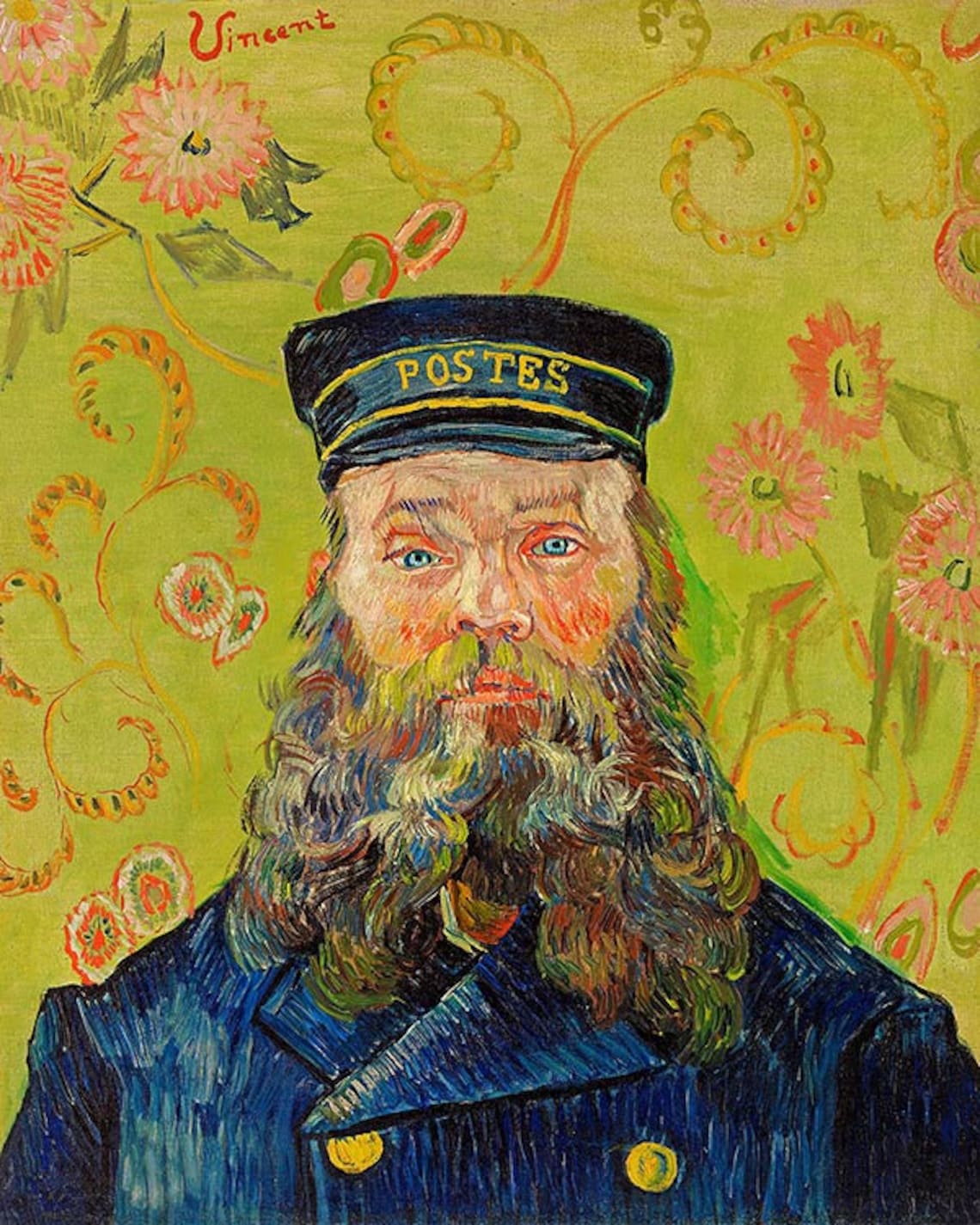 Vincent Van Gogh, Portrait of the Postman, Printable Fine Art ...