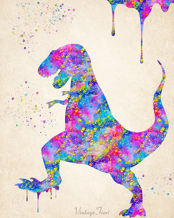 Dinosaur Art Print, Nursery Instant Download, Dino Printable Art ...