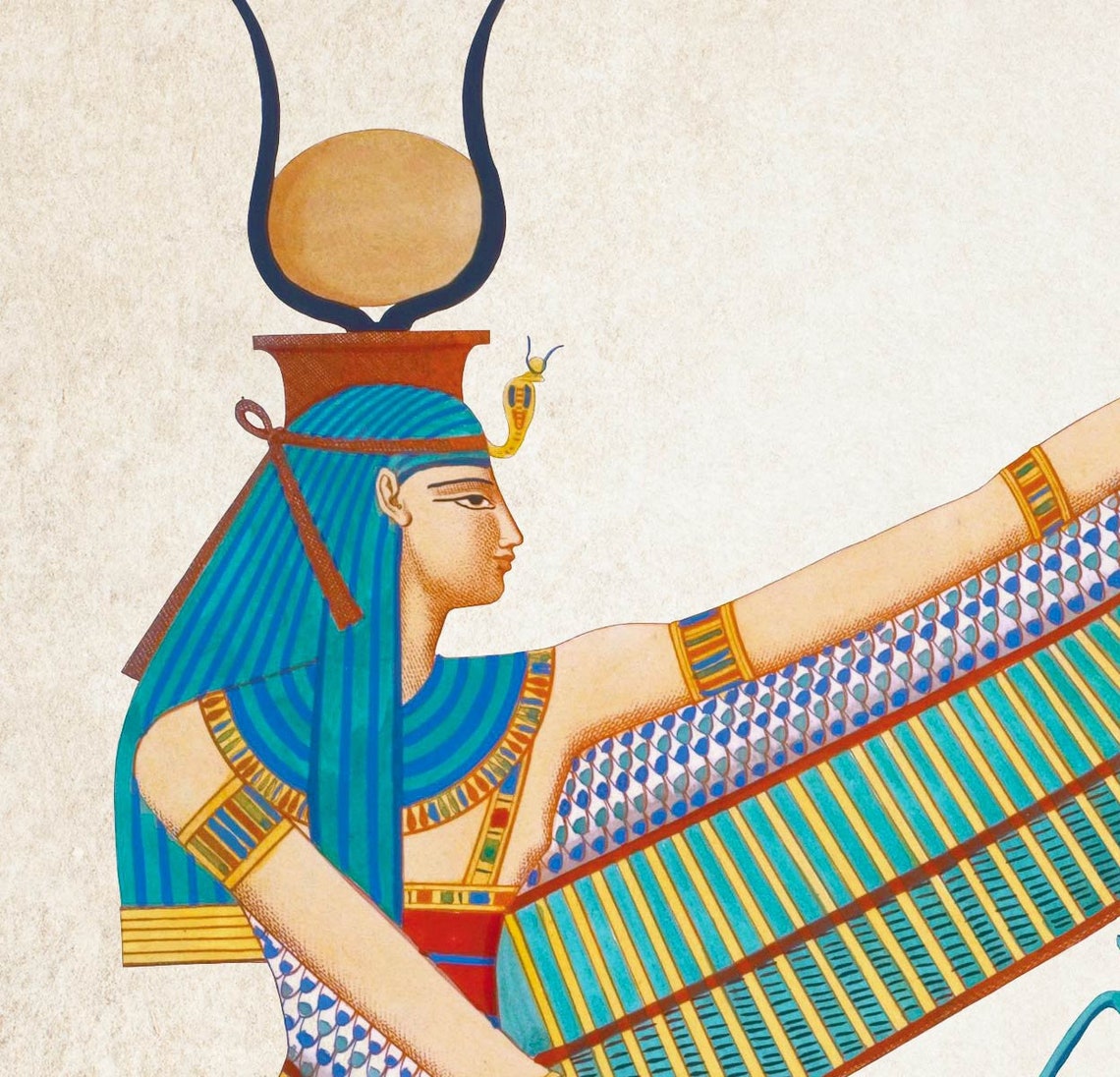 Isis Goddess, Art of Ancient Egypt, Egyptian Printable Wall Art - Etsy