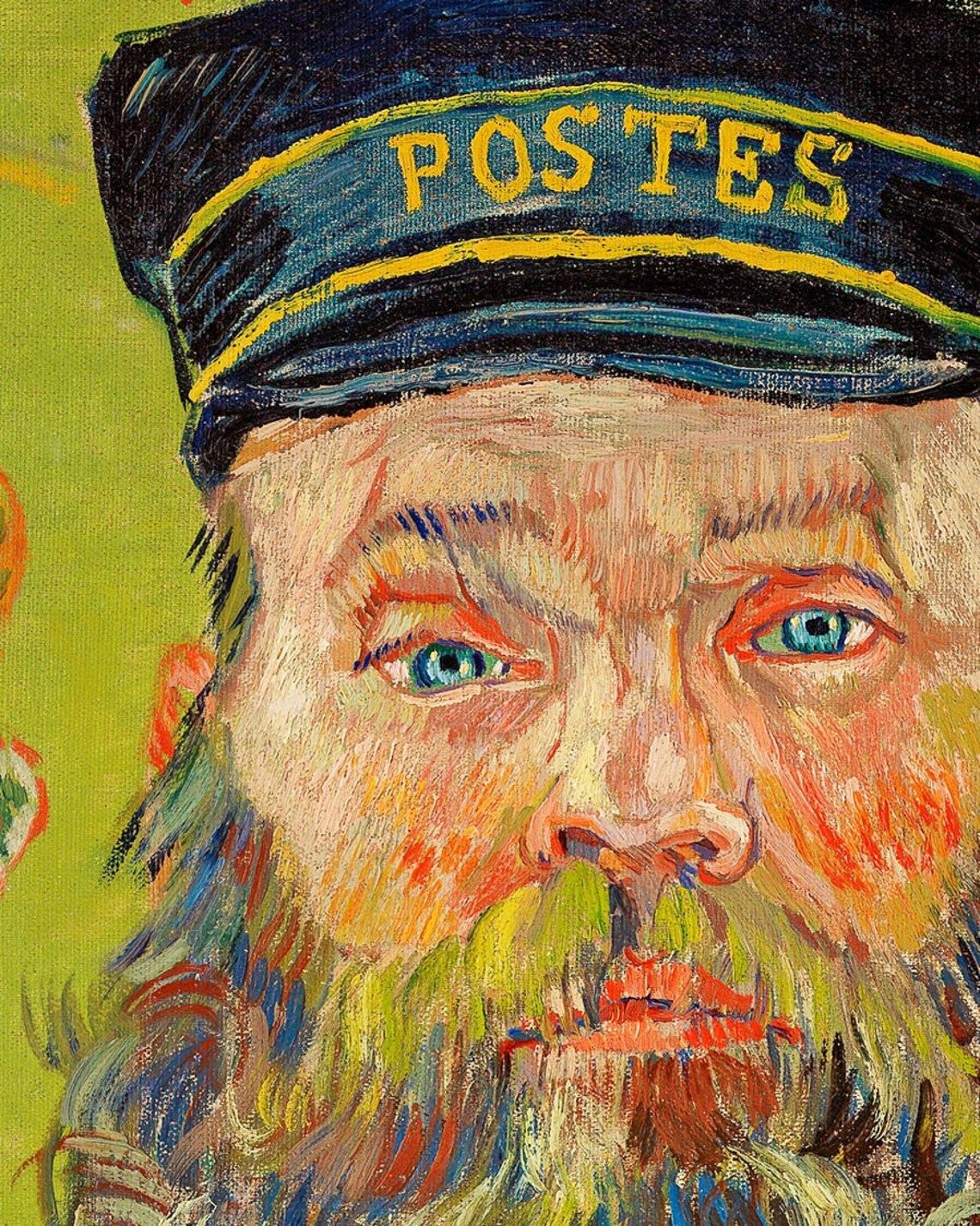Vincent Van Gogh Portrait of the Postman Printable Fine Art - Etsy