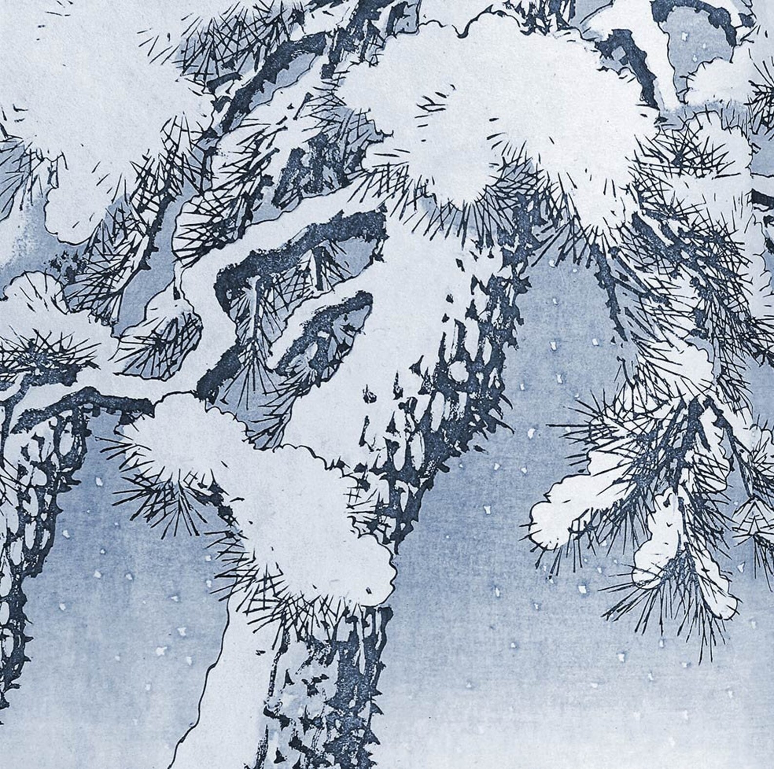 Raven Printable, Japanese Wall Art, Ukiyo E Print, Winter Decor - Etsy
