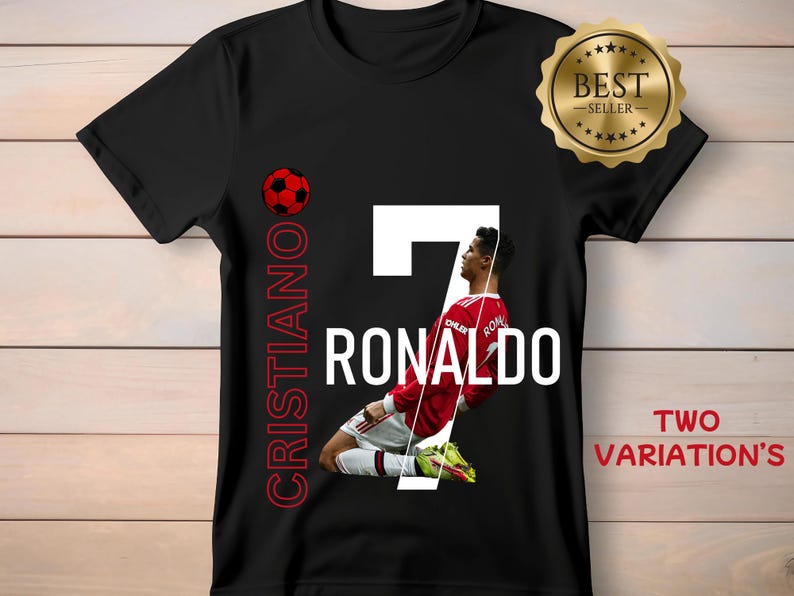 Ronaldo T-shirt Design, Football PNG Download, Cristiano Ronaldo CR7 ...