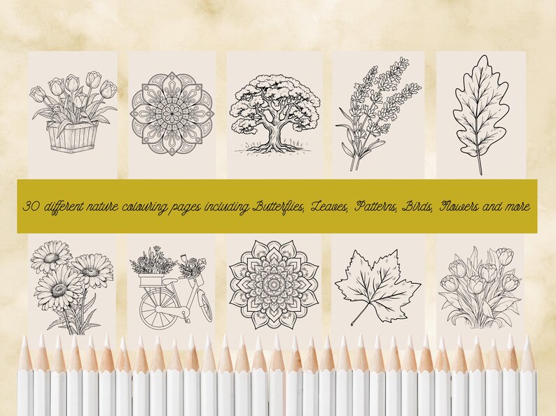 Therapeutic Nature Colouring Book | Floral Botanical Art, Stress Relief ...