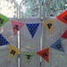Fabric Banner Primary Colors in Polka Dots, Birthday ,photo Prop, Baby ...