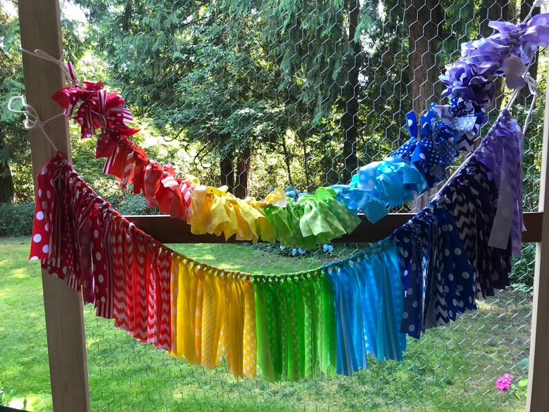 Rainbow Garland Combination Classroom Decoration Photo - Etsy