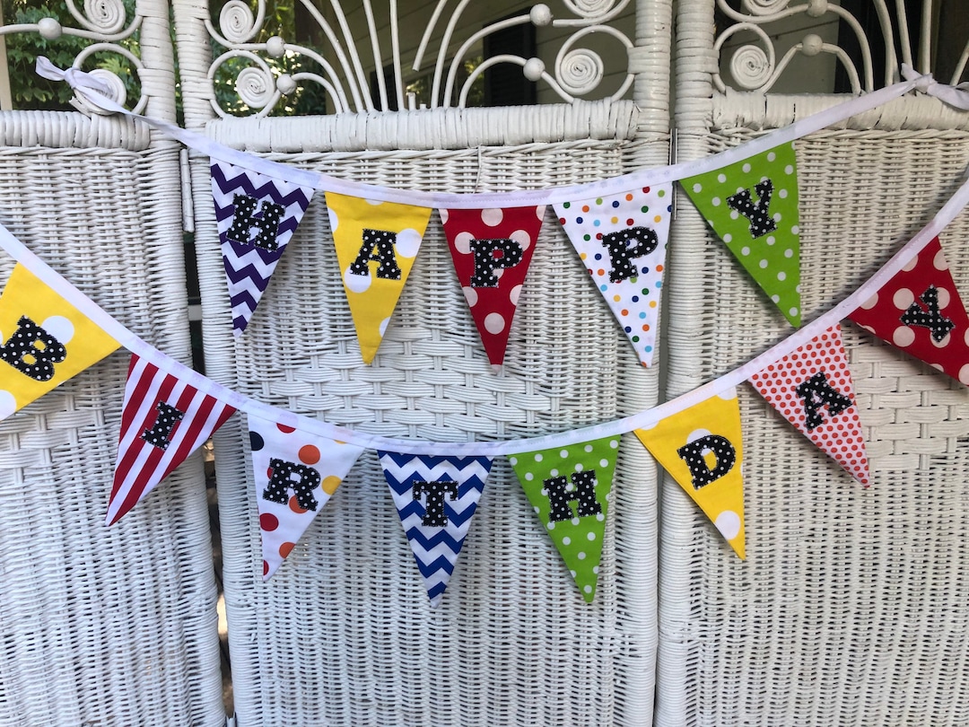 Happy Birthday Banner (MINI) - Etsy