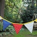 Fabric Banner- Primary Colors in Polka Dots, Birthday ,photo Prop, Baby ...