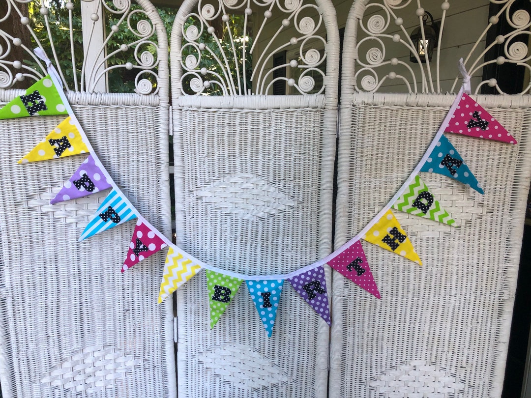 Happy Birthday Banner (MINI) - Etsy