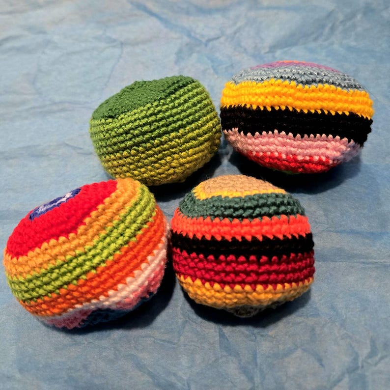 HANDMADE Multi Color Hacky Sack - Etsy Australia