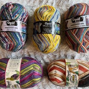DESTASH Opal Self Patterning Yarn Fingering Weight Sock Yarn - Etsy