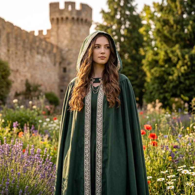 Gold Trimmed Cloak - Etsy
